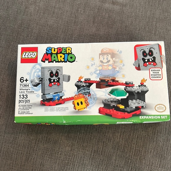 Lego | Toys | Lego Nintendo Super Mario Expansion Set 7364 Whomps Lava ...